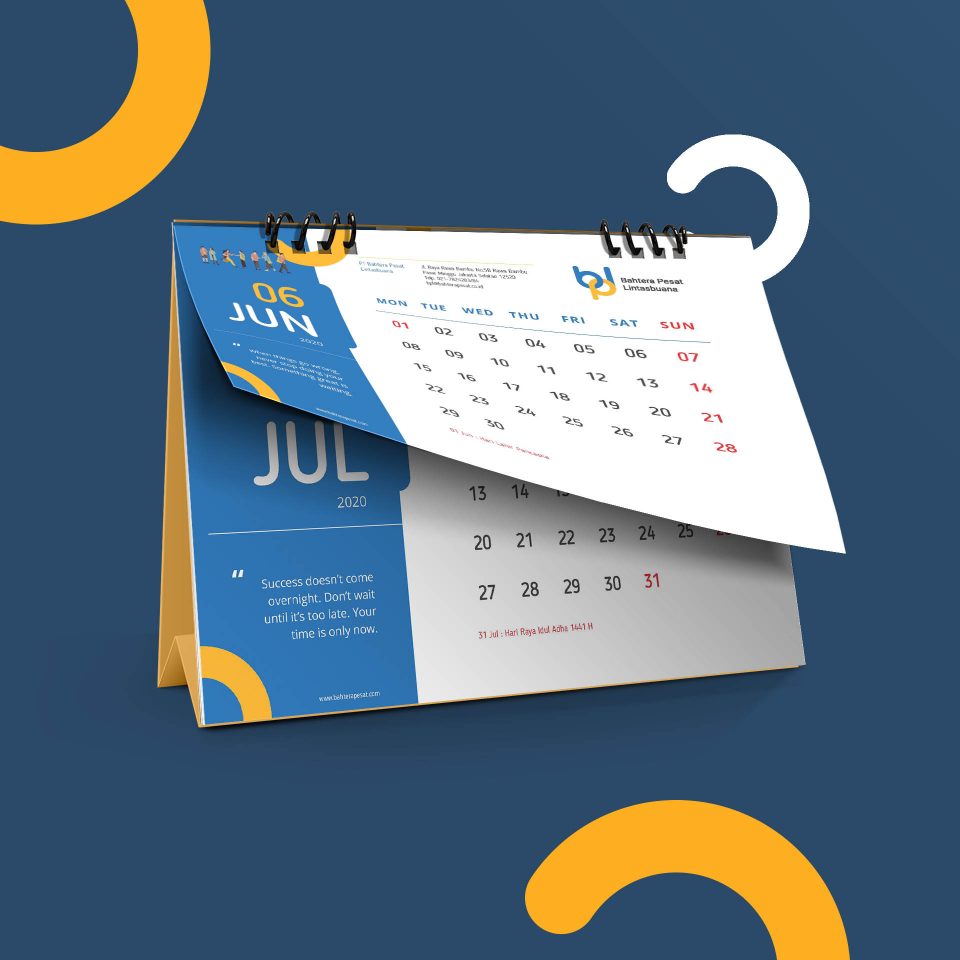 7 Tips Desain Kalender Bisnis Agar Terlihat Profesional